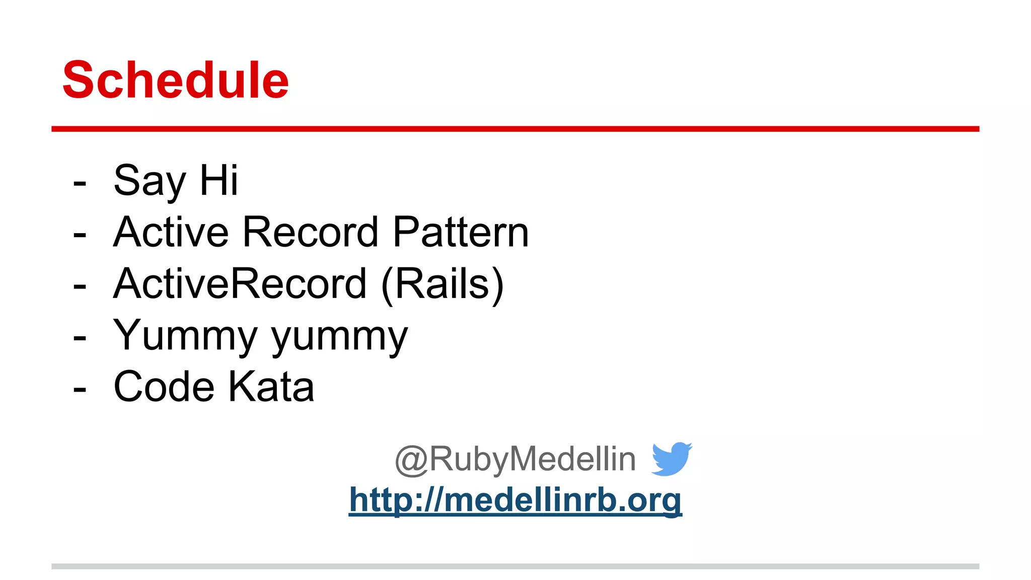 Active Record Internals - Medellin.rb