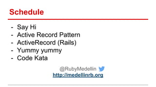 Active Record Internals - Medellin.rb