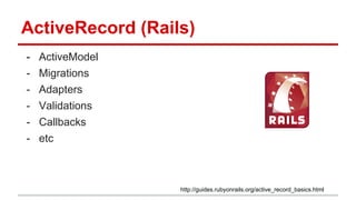 Active Record Internals - Medellin.rb