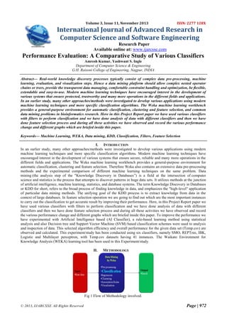 Performance Evaluation: A Comparative Study of Various Classifiers | PDF
