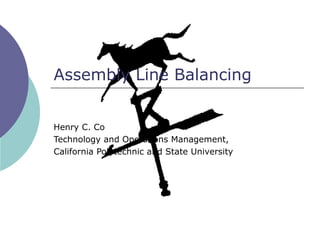 04 assemblylinebalancing | PPT