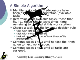 04 assemblylinebalancing | PPT