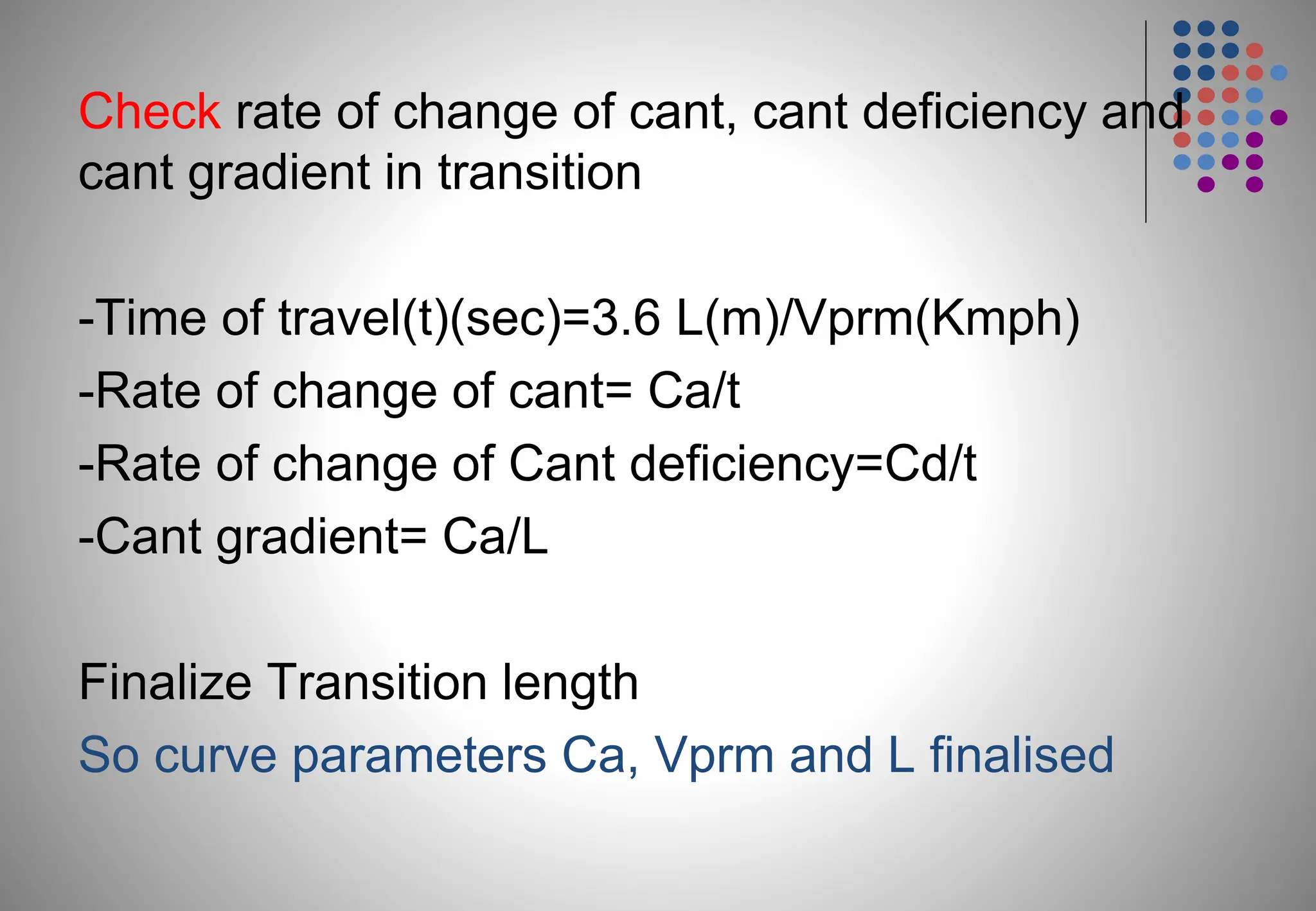 04 Assignment on Curve .pptx layout of simple and transition curve | PPT