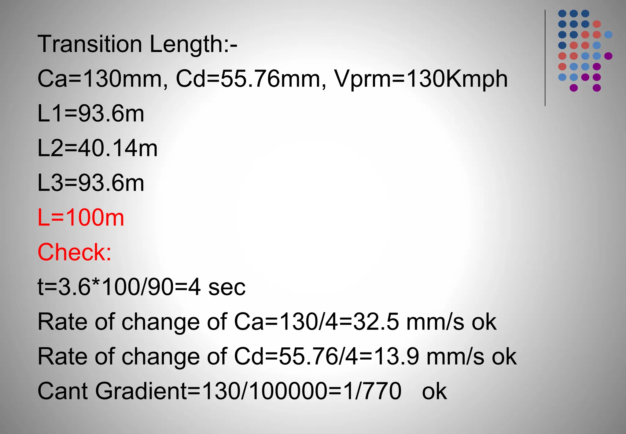 04 Assignment on Curve .pptx layout of simple and transition curve | PPT