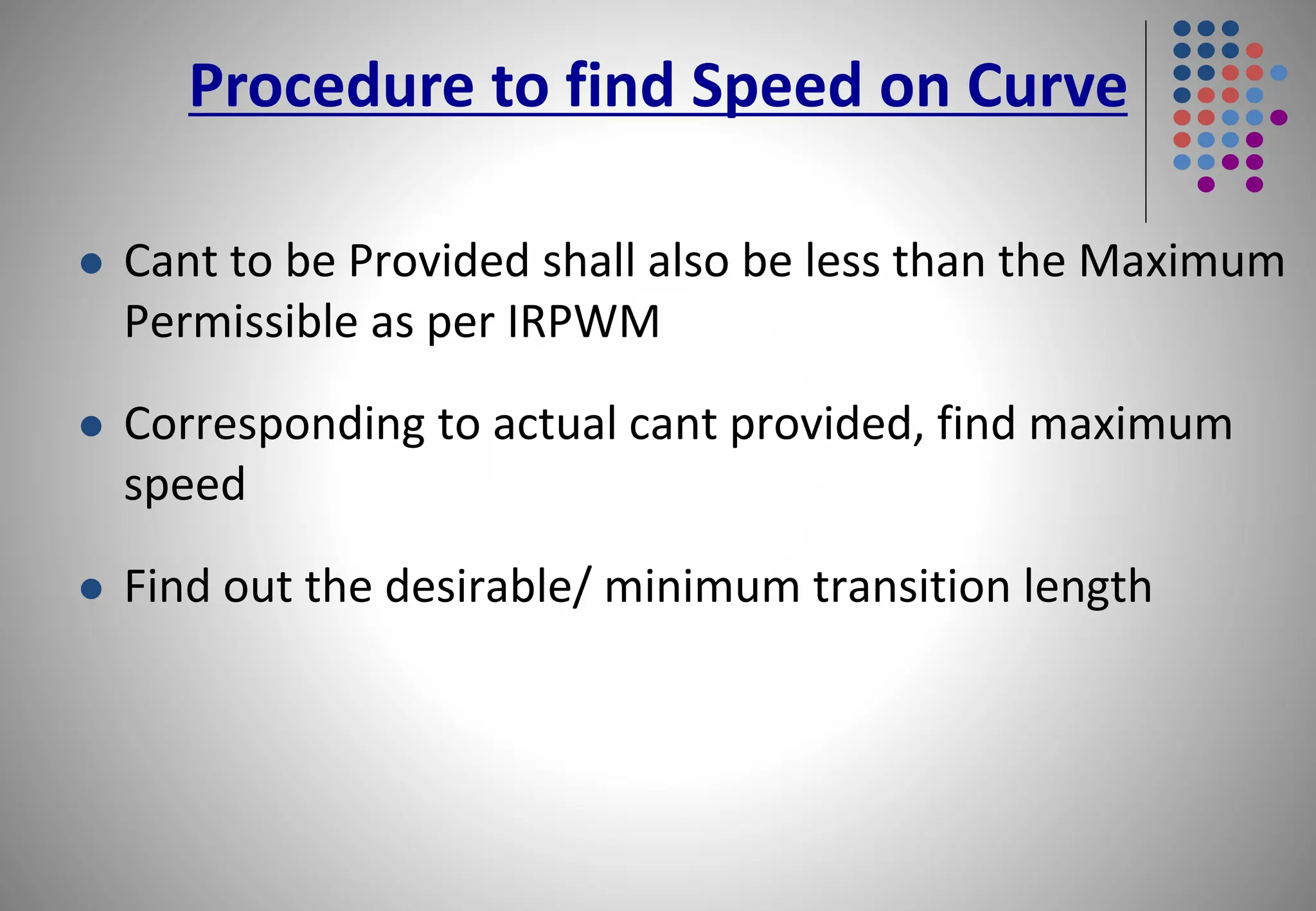 04 Assignment on Curve .pptx layout of simple and transition curve | PPT