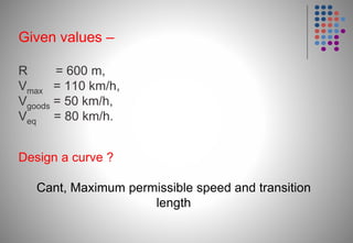 04 Assignment on Curve .pptx layout of simple and transition curve | PPTX