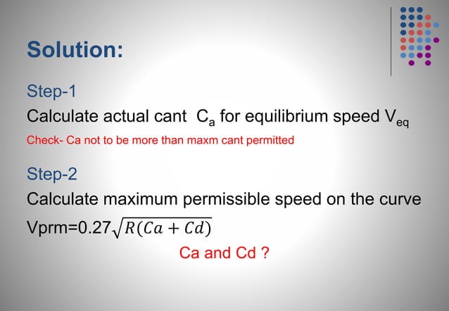 04 Assignment on Curve .pptx layout of simple and transition curve | PPT