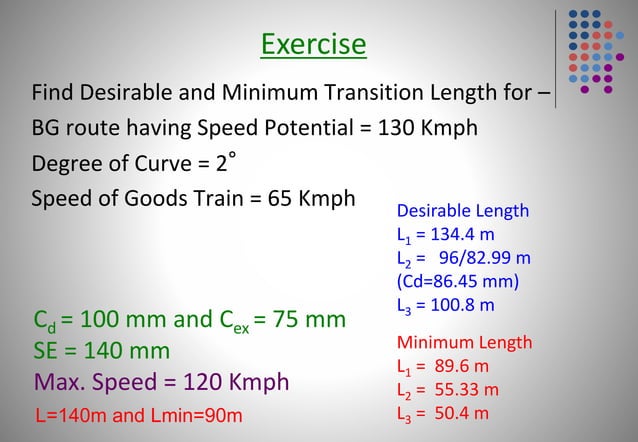 04 Assignment on Curve .pptx layout of simple and transition curve | PPT
