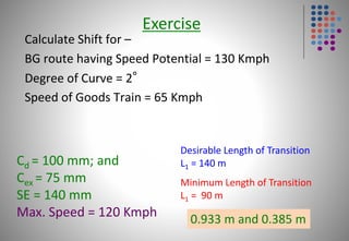 04 Assignment on Curve .pptx layout of simple and transition curve | PPT