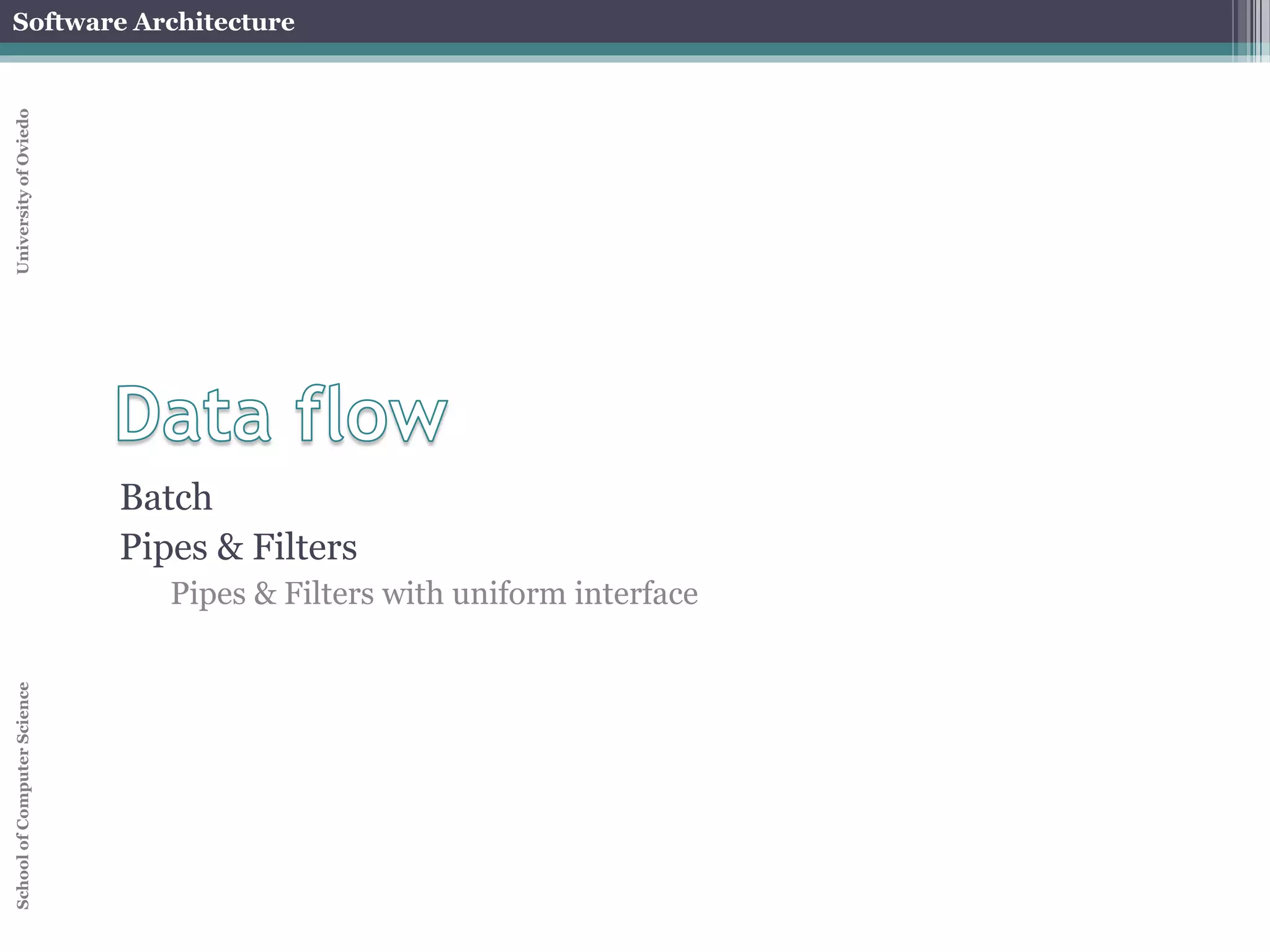 Software Architecture Taxonomies - Behaviour: Components & Connectors | PPT