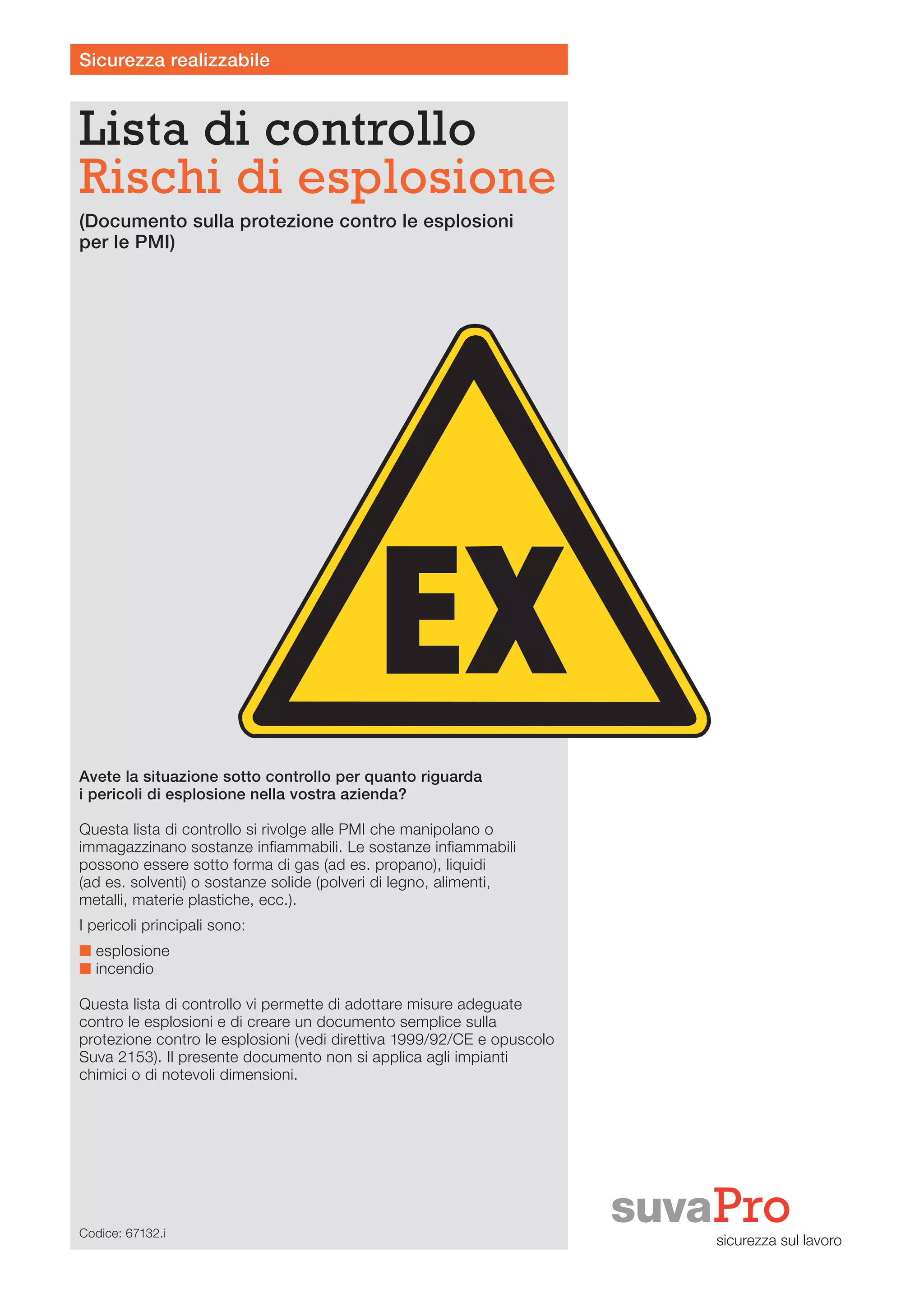 Rischio esplosione - Materiale didattico 2 | PDF