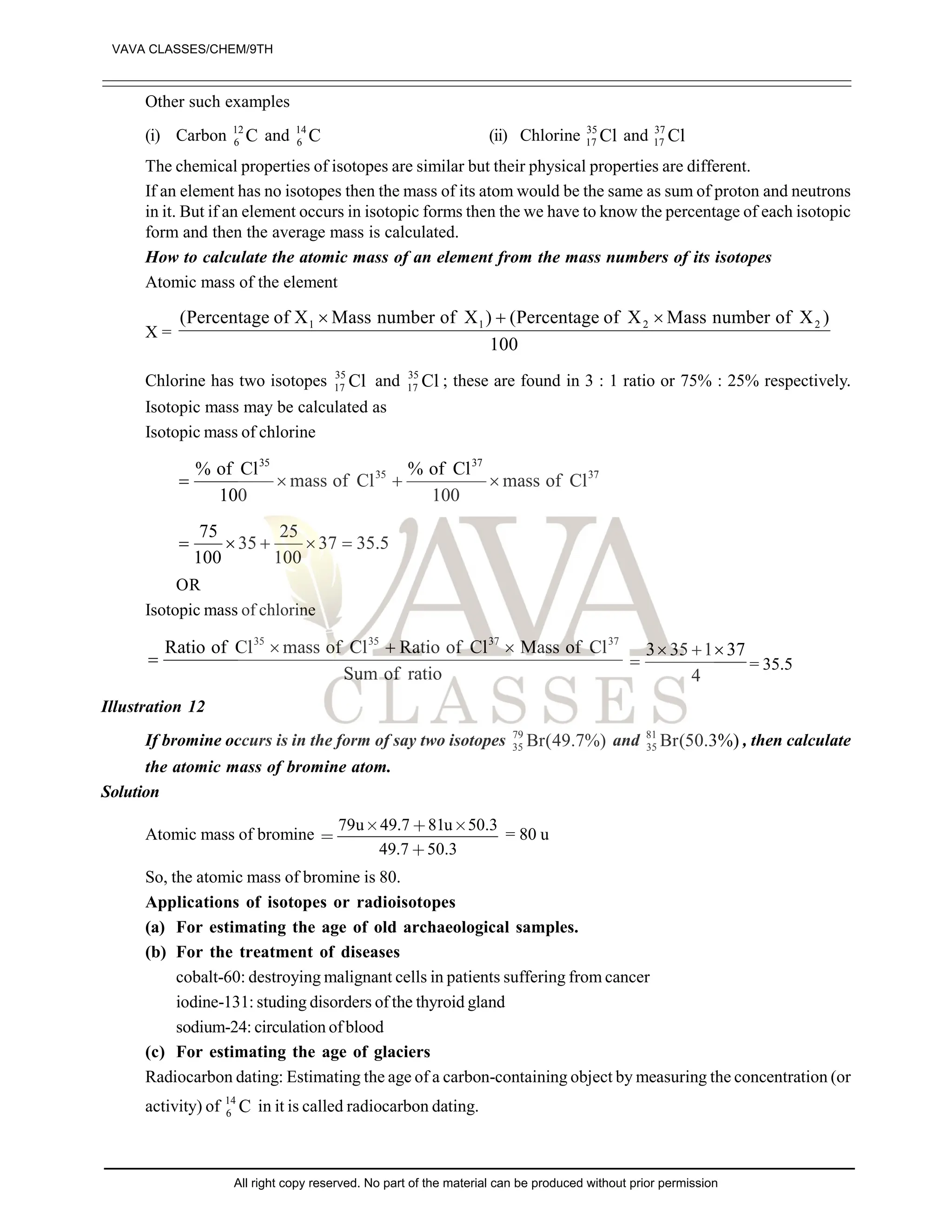 NCERT-structure of atom class 9 notes pdf download | PDF