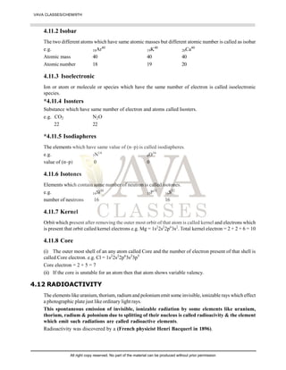 NCERT-structure of atom class 9 notes pdf download | PDF