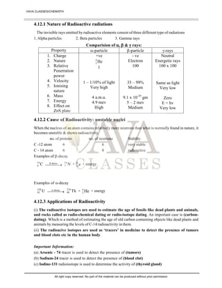 NCERT-structure of atom class 9 notes pdf download | PDF