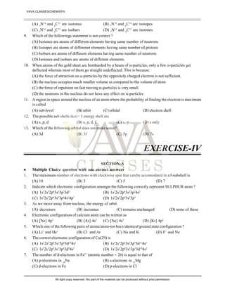 NCERT-structure of atom class 9 notes pdf download | PDF