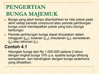 Matematika Ekonomi Bisnis 04b-bunga majemuk.ppt
