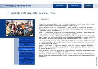 Modulación de la Respuesta Inmune y Patogénesis Viral: Investigación en ...