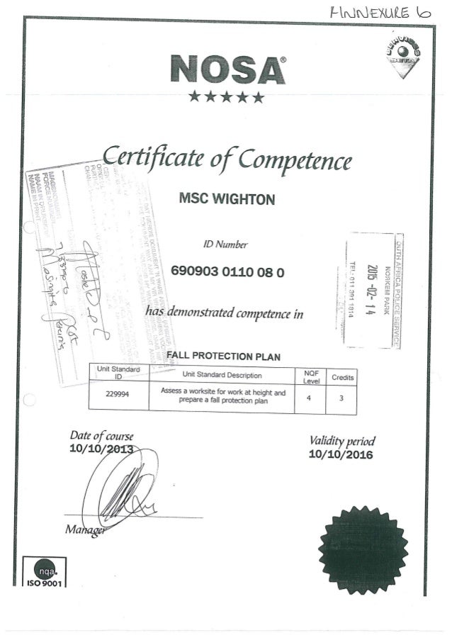 Fall Protection Plan Template Fall Protection Plan Template