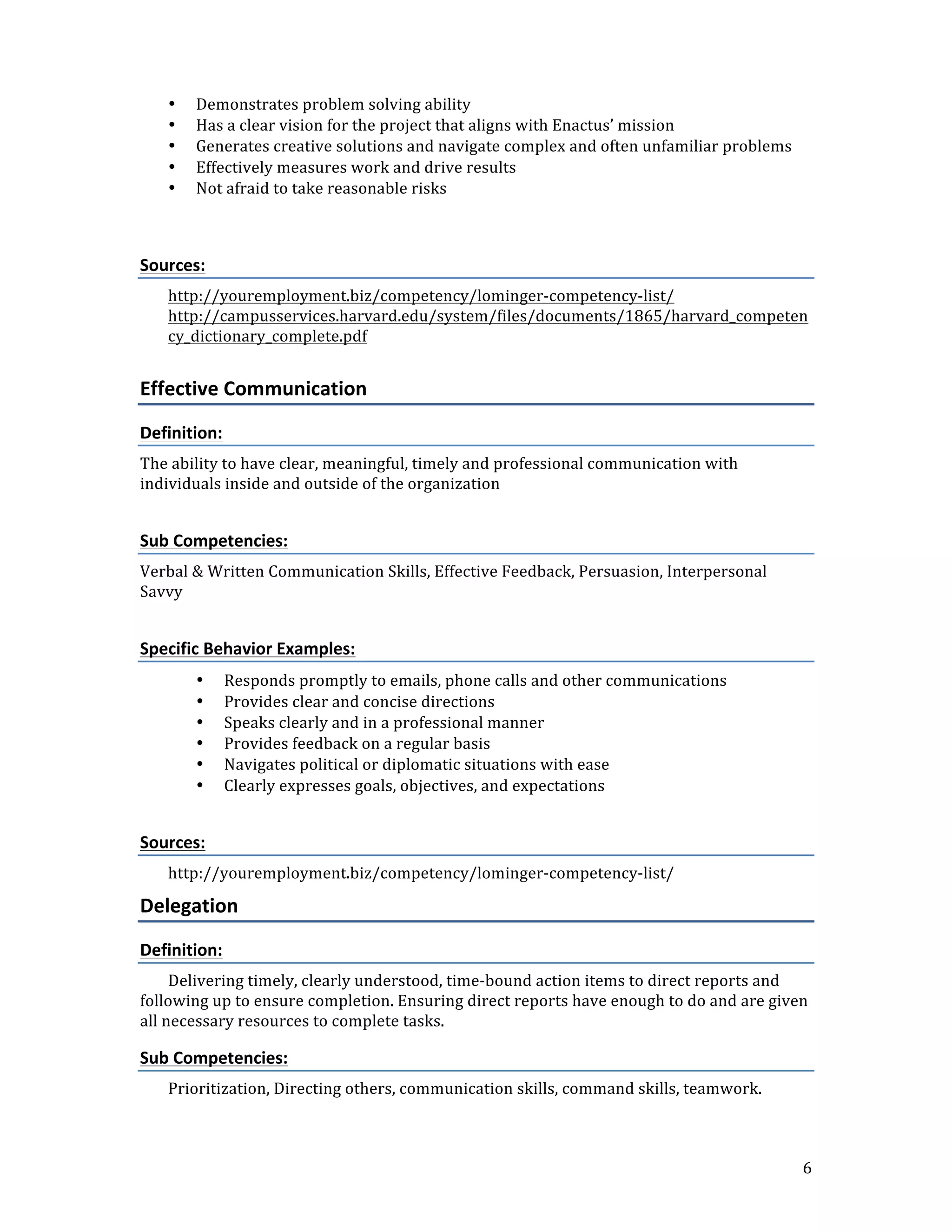 Enactus Development Plan | PDF