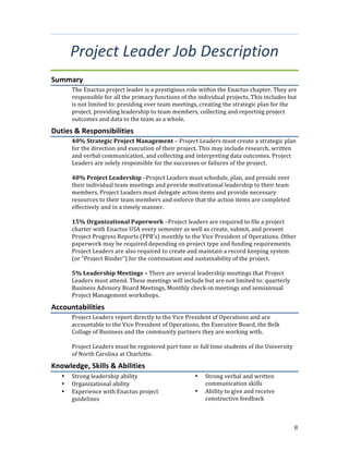 Enactus Development Plan | PDF