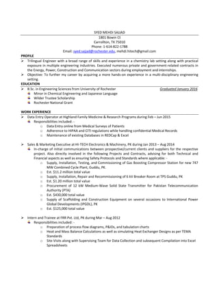 Syed_resume_02 | PDF