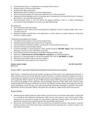 Resume_Padmashree _Business Systems Analyst | PDF