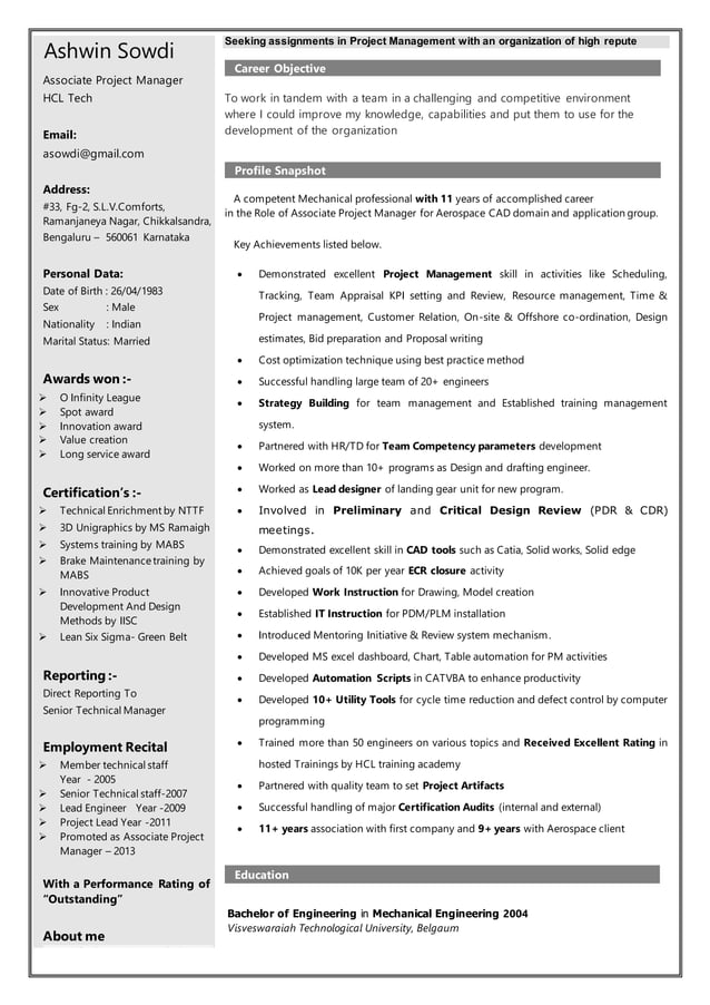 Ashwin Resume_Apr2016 - Copy | PDF