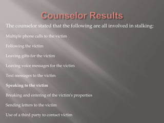 Stalking PowerPoint | PPTX