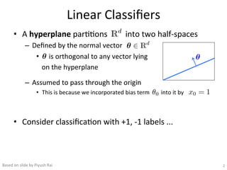 Linear Classification Perceptron in Neural Networks and how it works | PDF