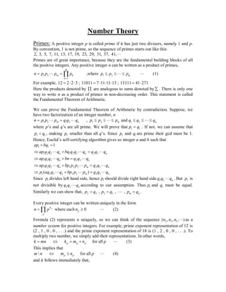 Number theory | PDF