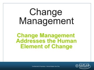 Change management module | PPT