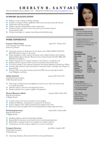 Sherlyn CV Updated (1) | PDF