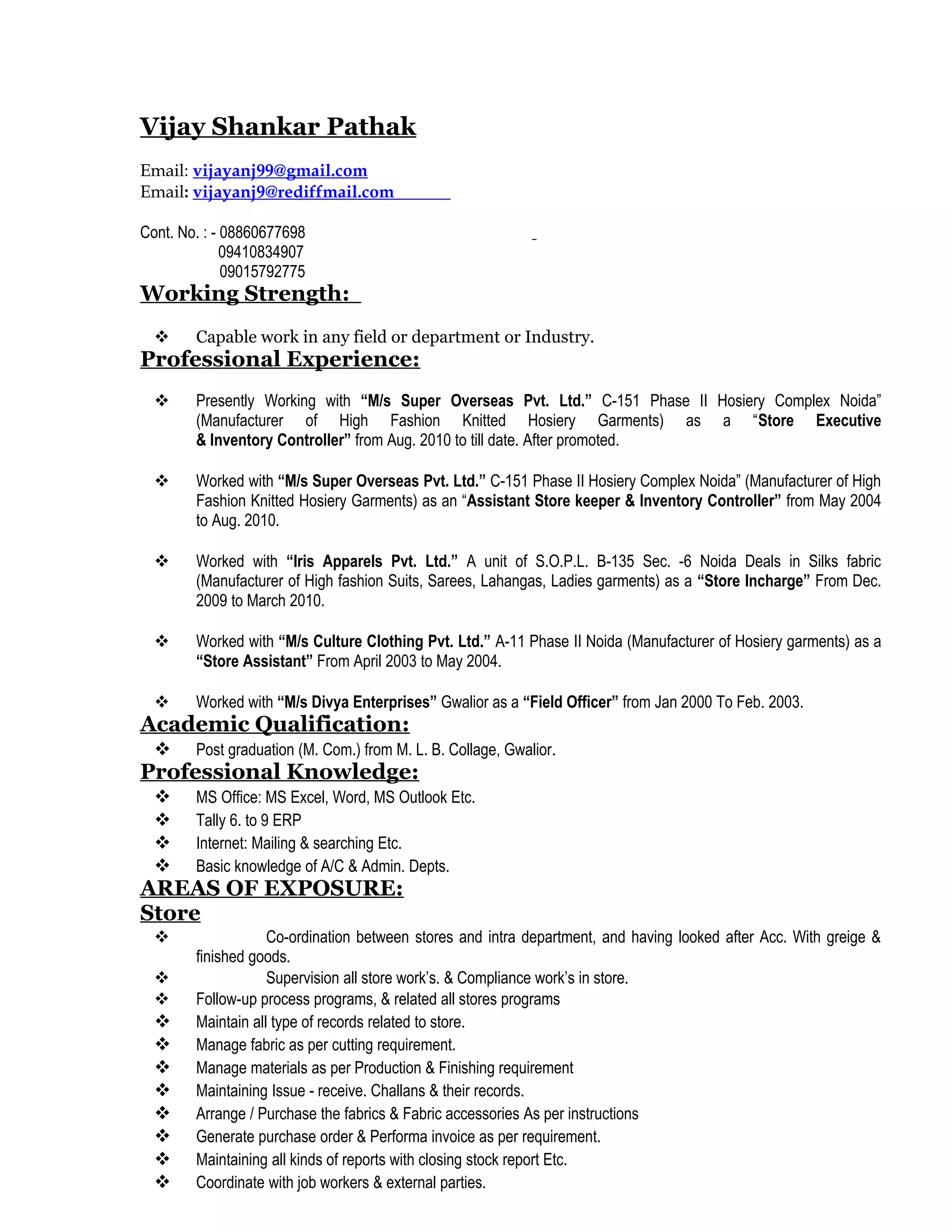 VIJAY SHANKAR PATHAK | DOC