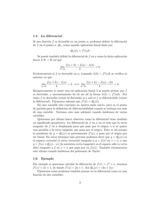 Diferenciabilidad | PDF