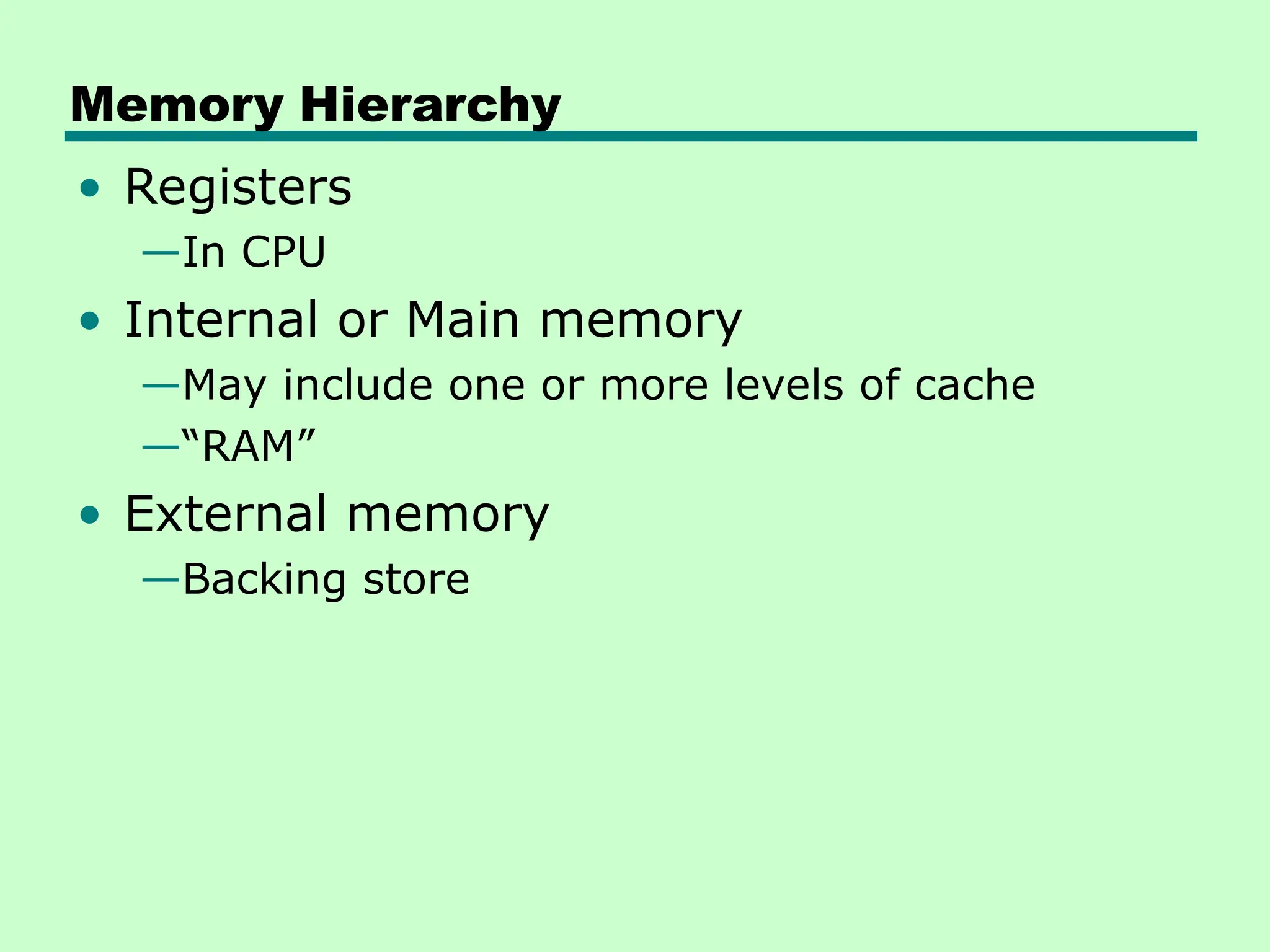 Detailed representation of Cache Memory. | PPT