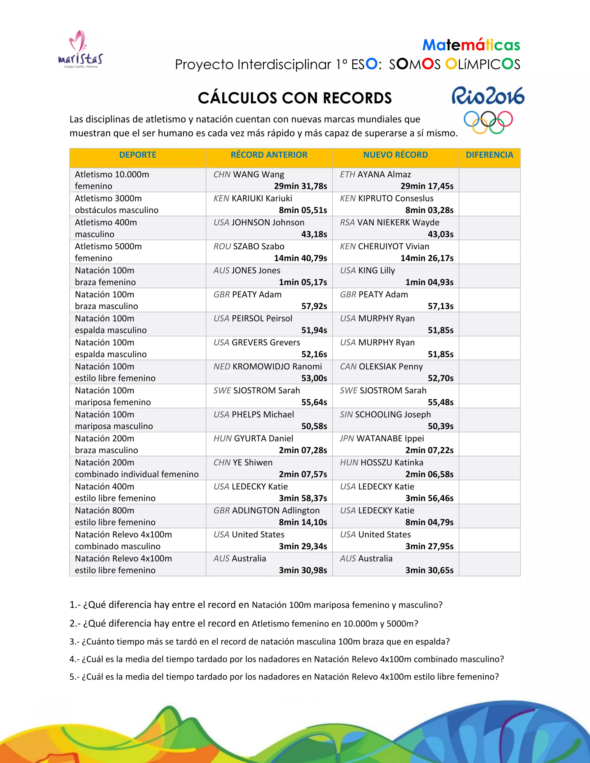 Calculo decimales record | PDF