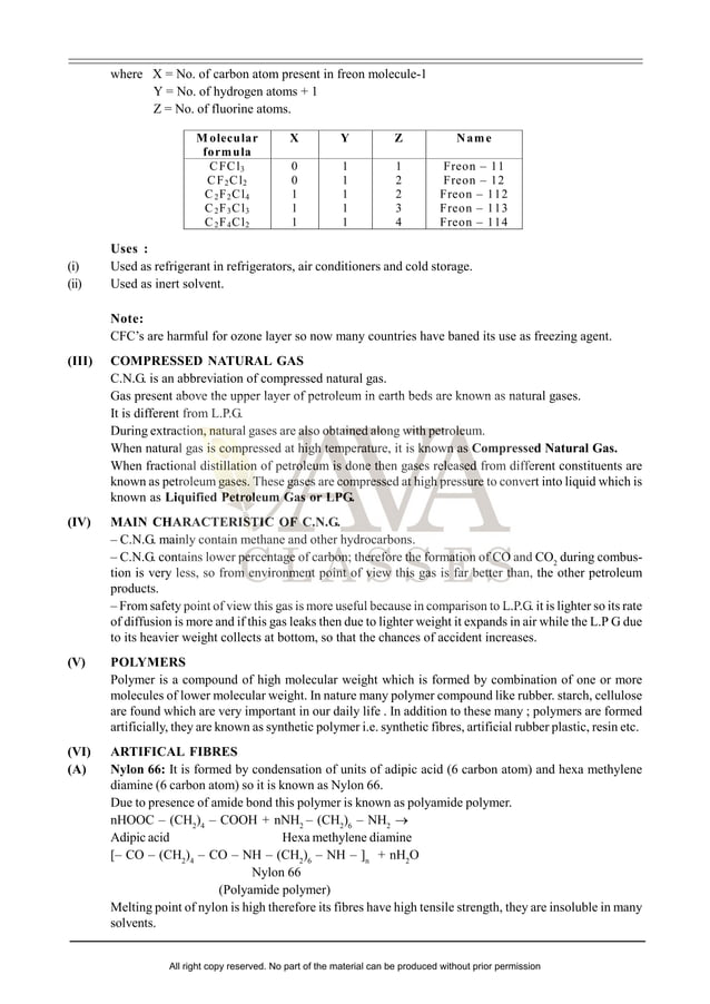 carbon and its compounds class 10 notes-Study material in pdf | PDF ...