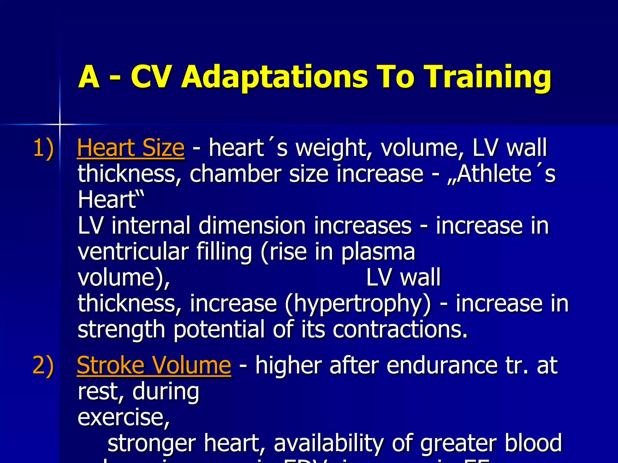 04 cardiorespiratory adaptation to training | PPT