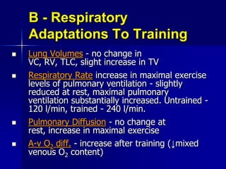 04 cardiorespiratory adaptation to training | PPT