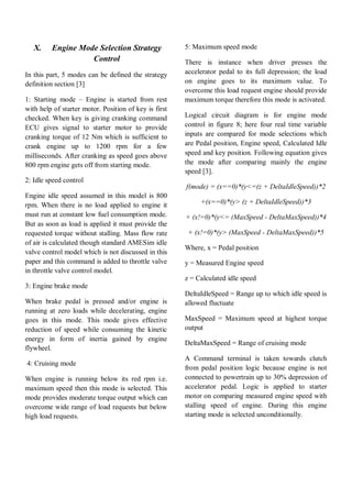 Development of Electronic Control Unit for a Hybrid Electric Vehicle ...