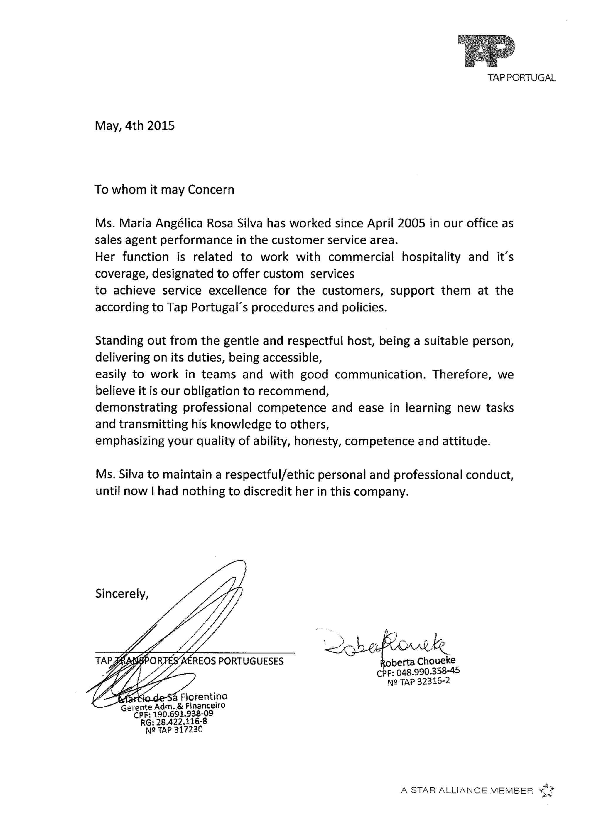 Reference Letter | PDF