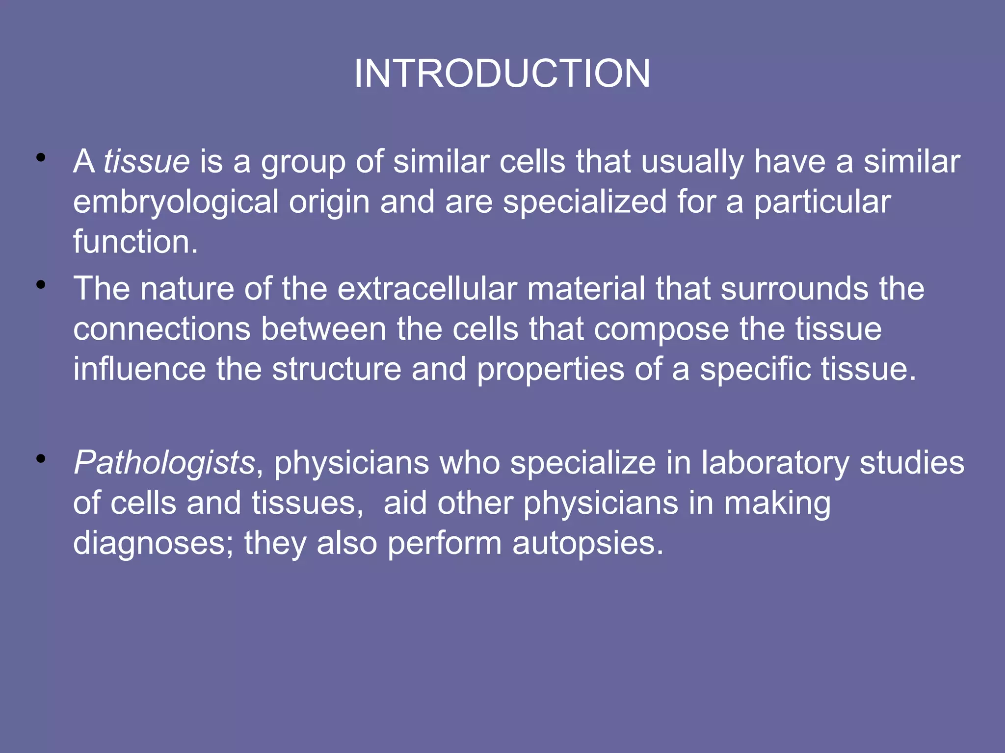 04 [chapter 4 the tissue level of organization][11e] | PPT