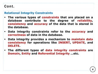 04 CHAPTER FOUR - INTEGRITY CONSTRAINTS AND NORMALIZATION.pptx
