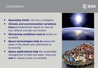 Environment and climate: The space perspective - Simonetta Cheli | PDF ...