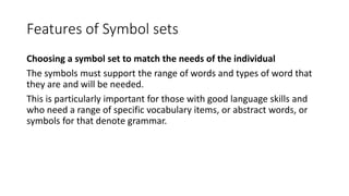 Choosing a symbol set | PPT
