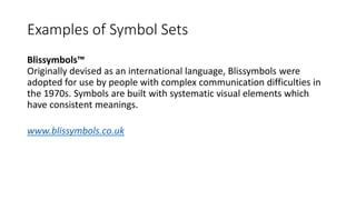 Choosing a symbol set | PPTX