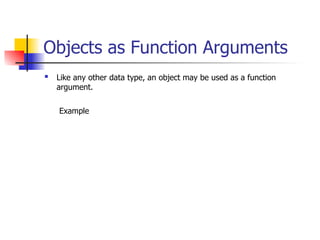 Classes in C++ computer language presentation.ppt