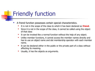 Classes in C++ computer language presentation.ppt