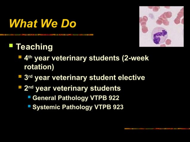 General Veterinary Clinical Pathology.ppt | Infectious Diseases | Diseases and Conditions