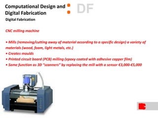 04 computational design and digital fabrication intro to digital fabrication | PDF